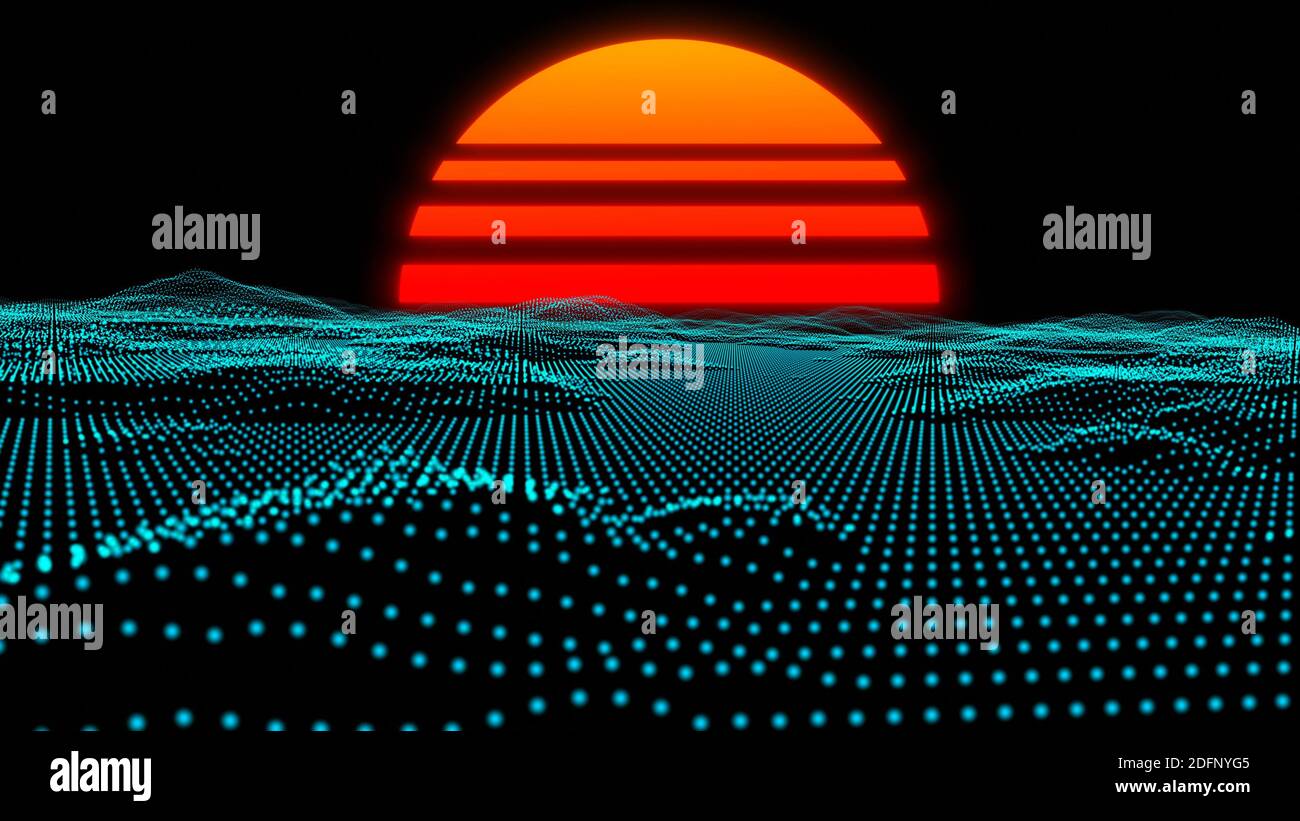 Retro cyber tech 90 hi-res stock photography and images - Alamy
