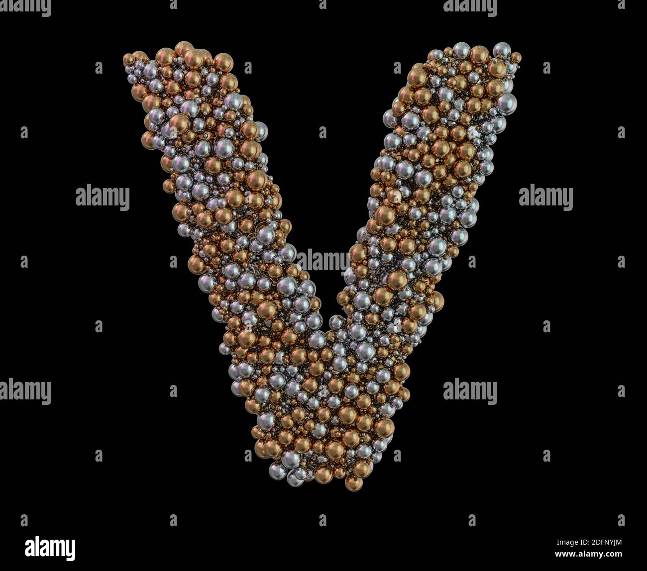 Gold alphabet hi-res stock photography and images - Alamy