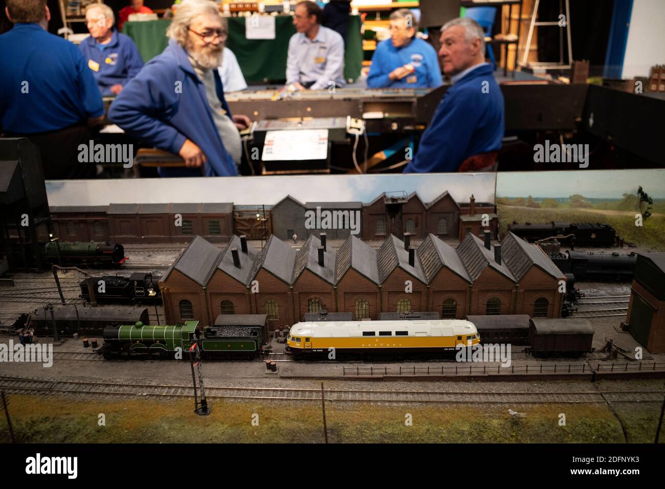 Model railway exhibition Stock Photo - Alamy