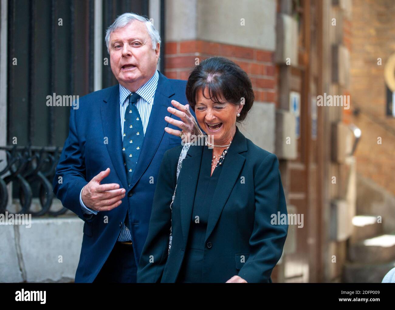Peter Alliss, file pic, seen also with his wife Jackie, who has died ...