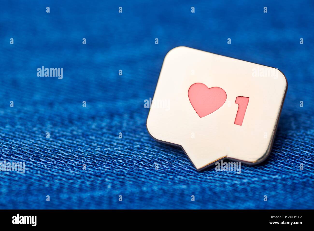 Like heart symbol. Like sign button, symbol with heart and one digit ...