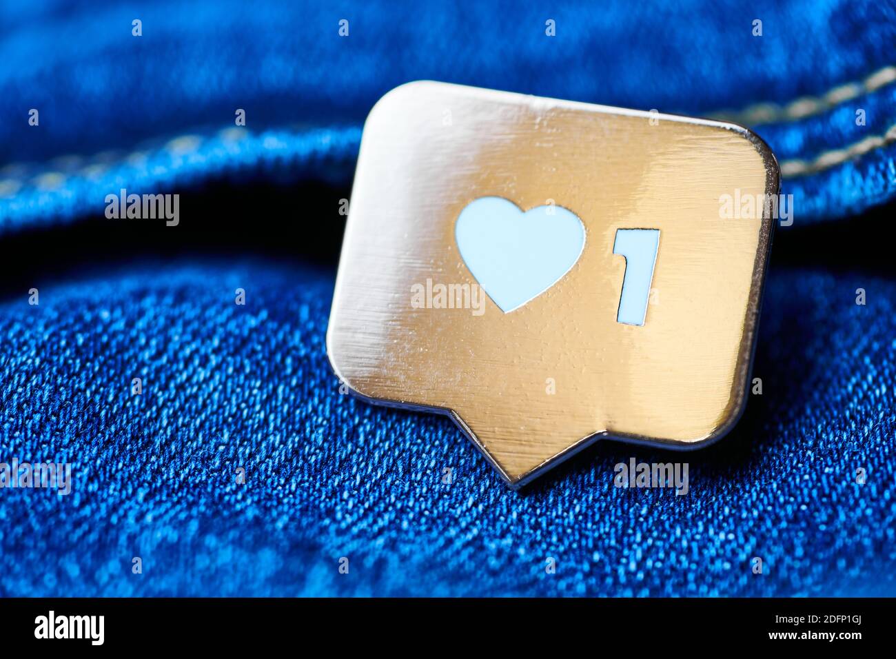 Like heart symbol. Like sign button, symbol with heart and one digit ...