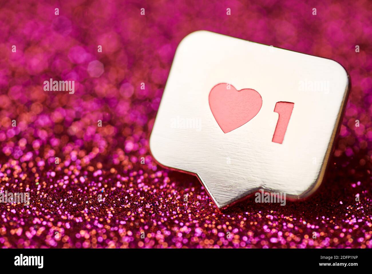 Like heart symbol. Like sign button, symbol with heart and one digit ...