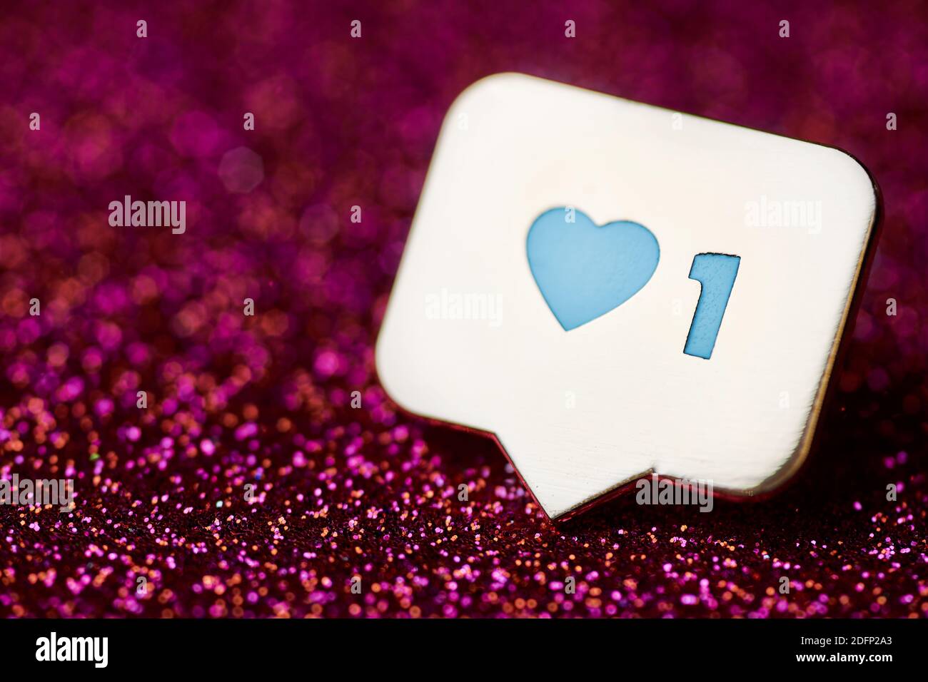 Like heart symbol. Like sign button, symbol with heart and one digit ...