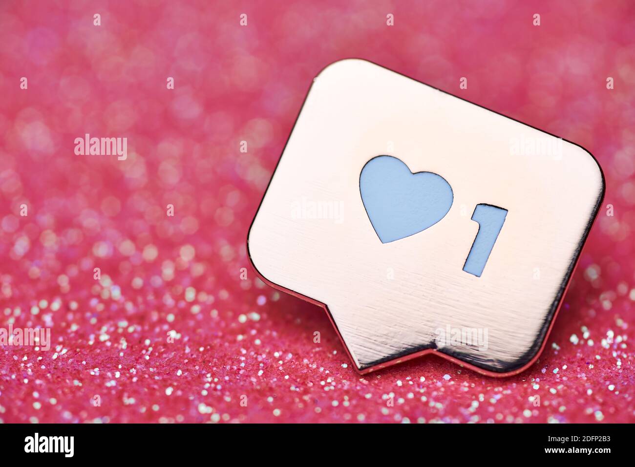 Like heart symbol. Like sign button, symbol with heart and one digit ...