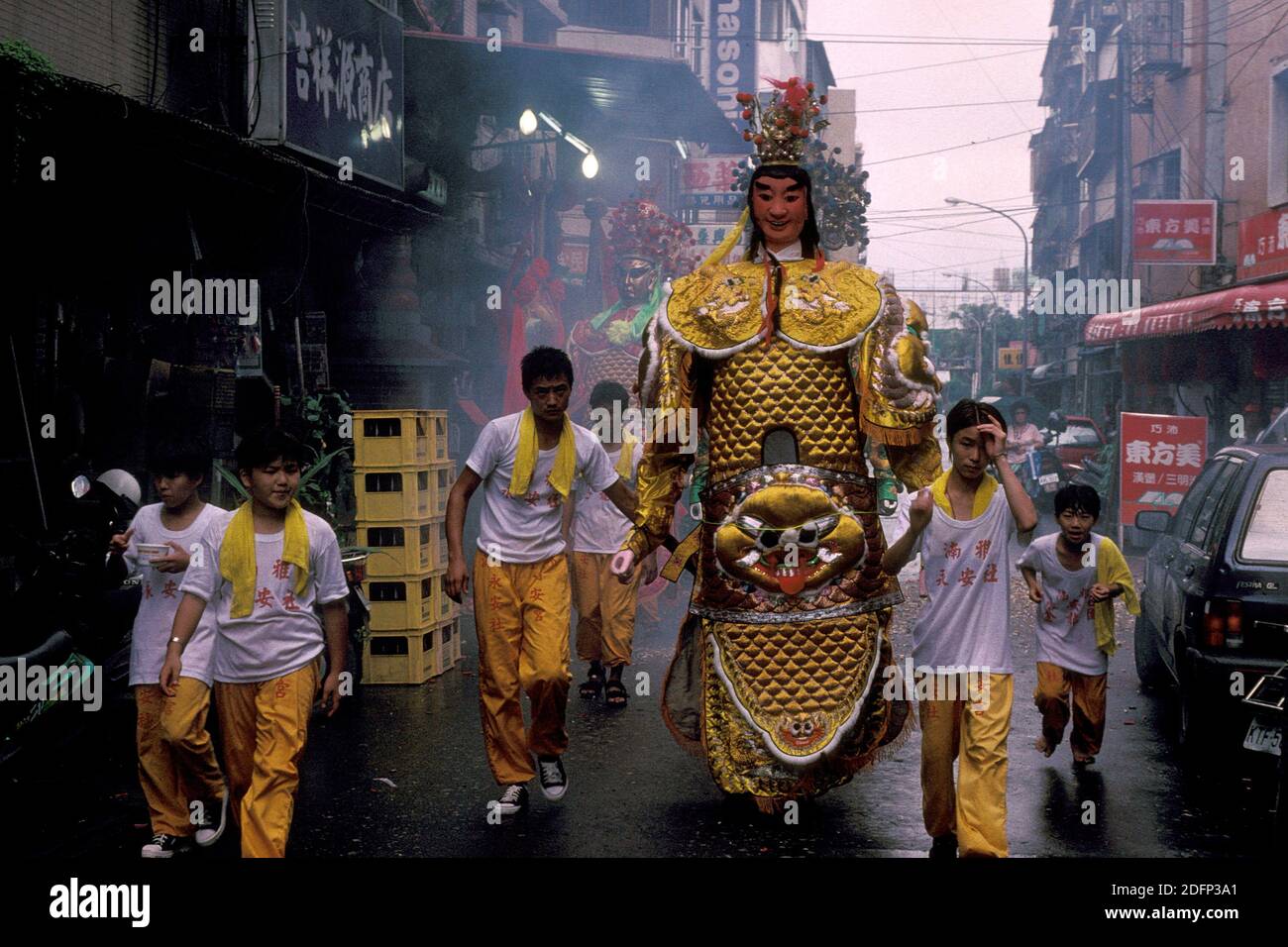 a traditional Mazu parade and Daoist religious Festival in the city ...