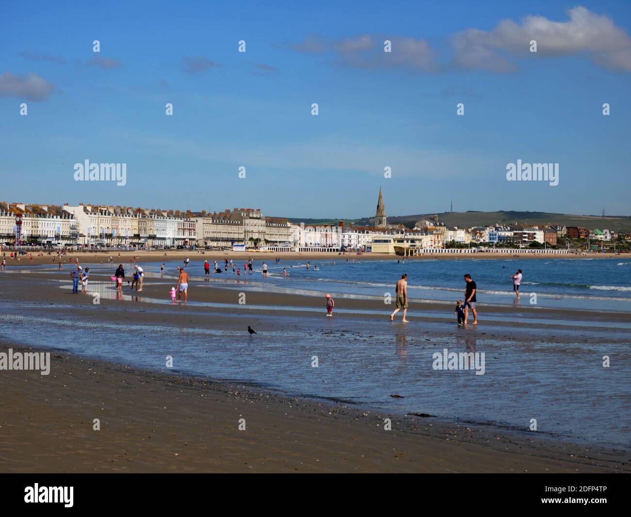 Weymouth seafront beach seaside hi-res stock photography and images - Alamy
