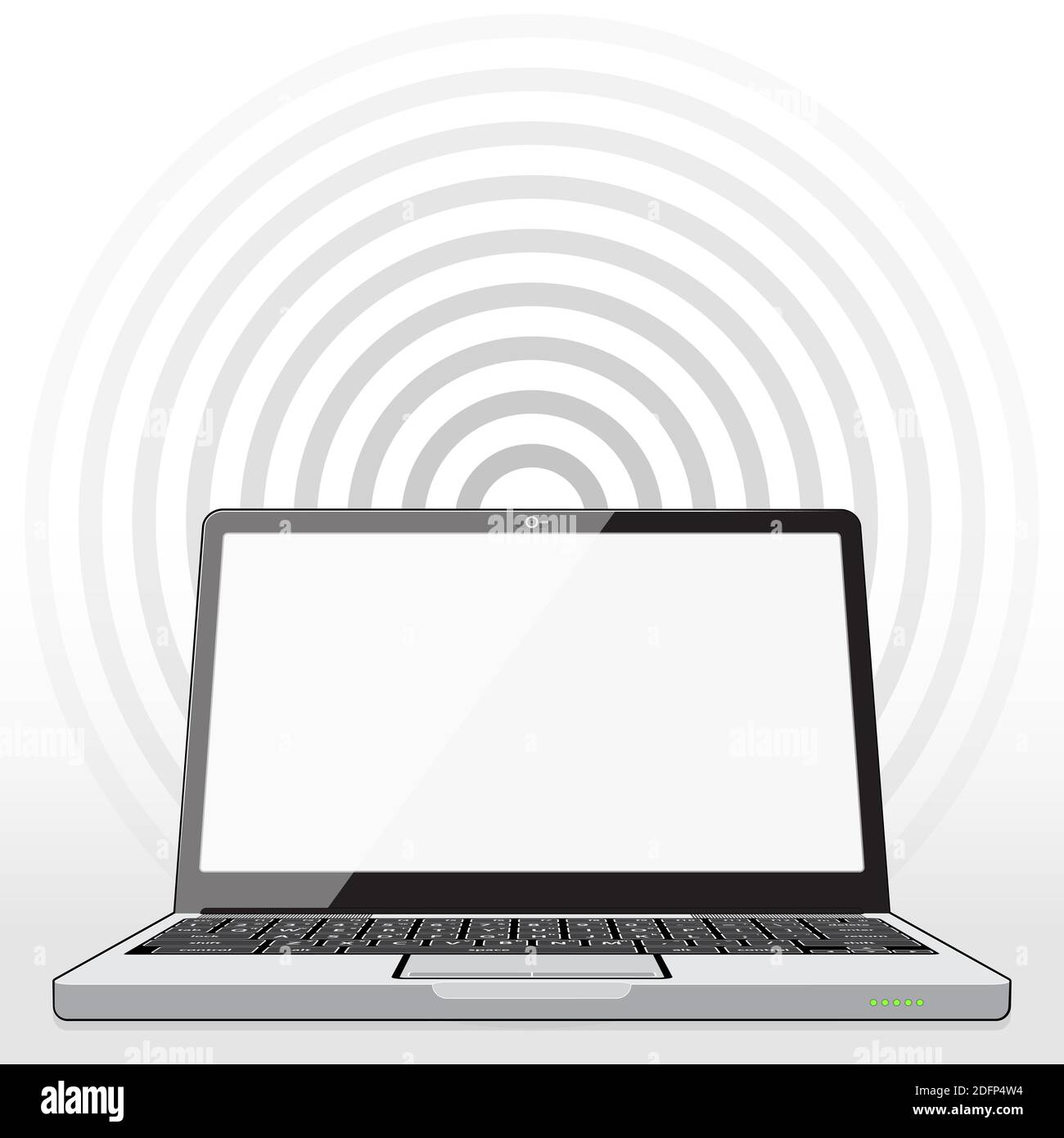 A Laptop computer accessing the internet - WWW streaming Entertainment ...