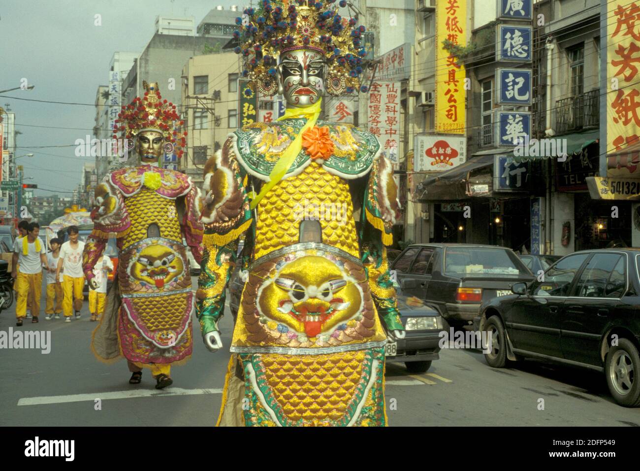 a traditional Mazu parade and Daoist religious Festival in the city ...