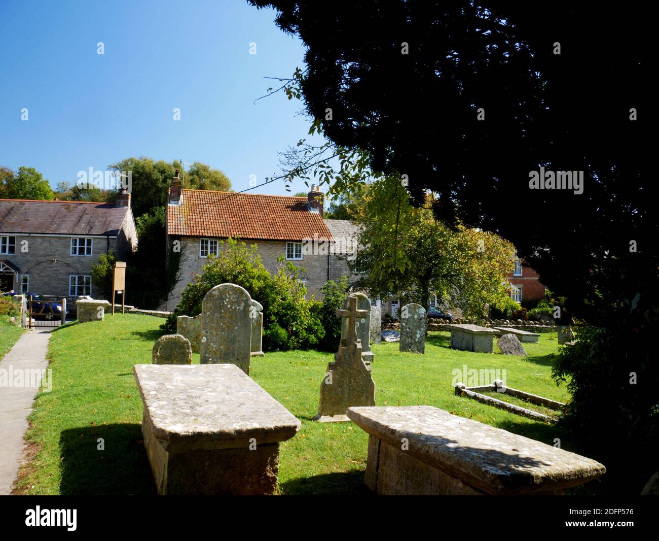 Churchyard of St Peter, Portesham, Dorset Stock Photo - Alamy