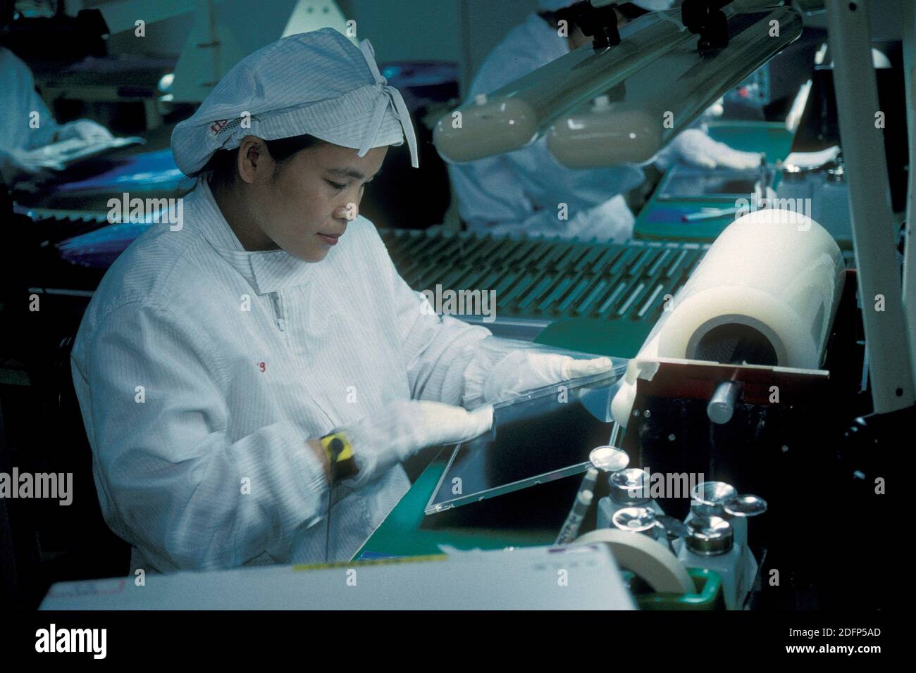 a electronic factory in the city of Kaohsiung in Taiwan of East Aasia ...