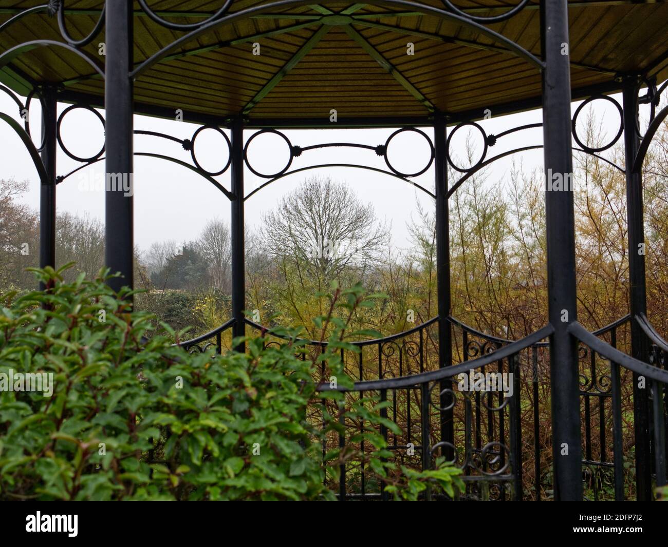 Shenley Park, UK. Historic parkland. Walled garden, outside theatre ...