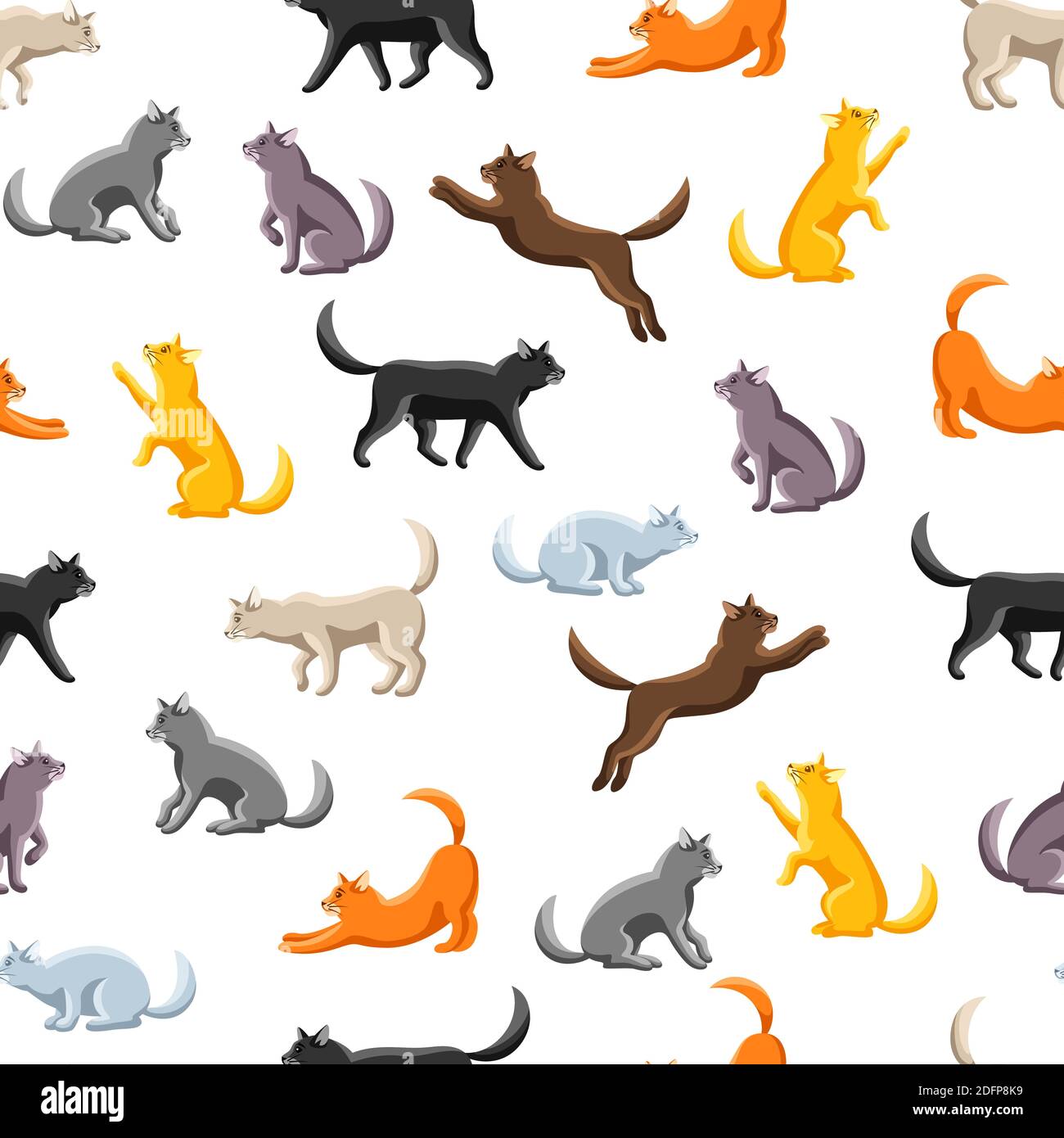 Stylized cats hi-res stock photography and images - Alamy