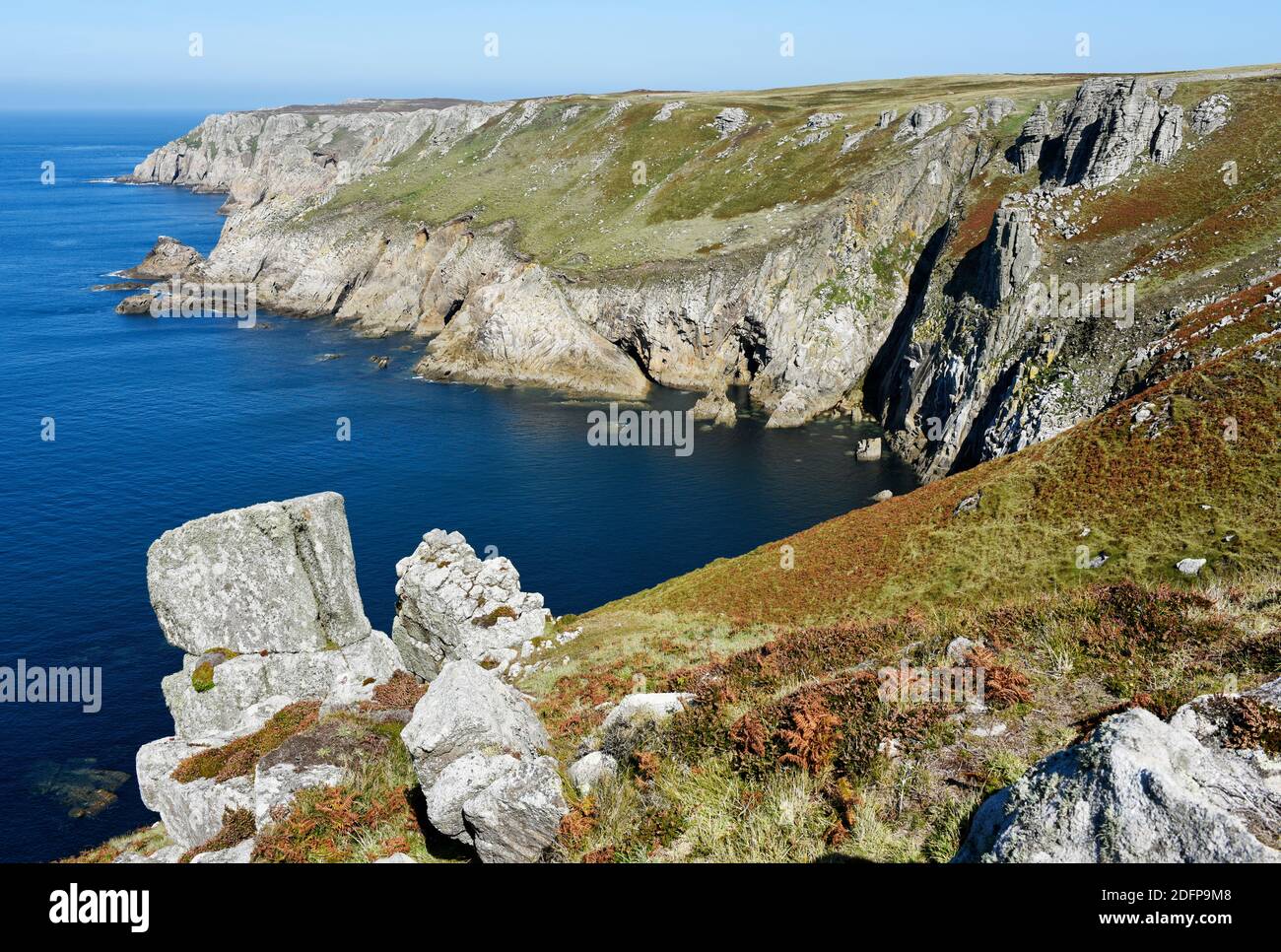 Lundy Island, North Devon, England Stock Photo - Alamy