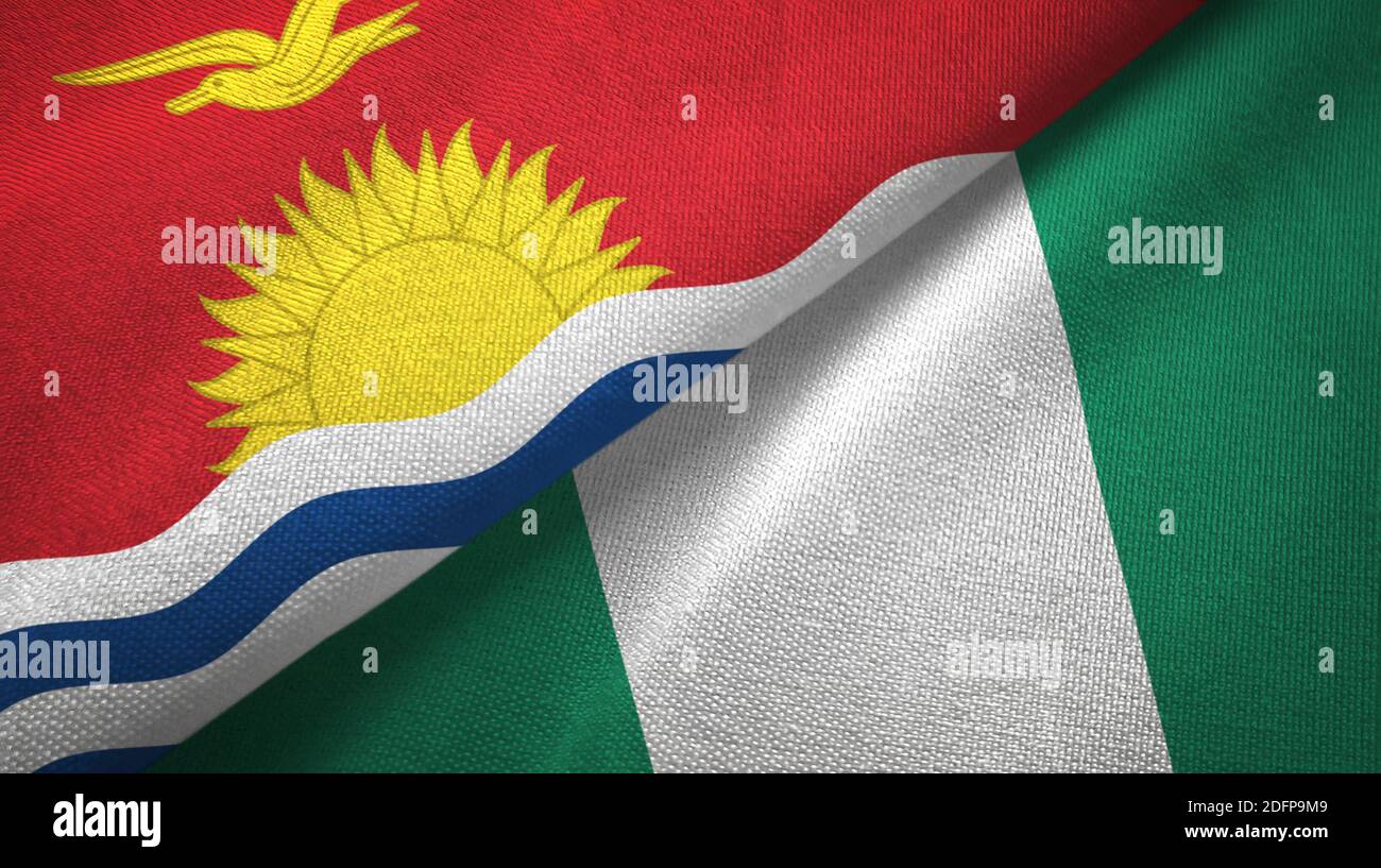 Nigeria kiribati flag hi-res stock photography and images - Alamy