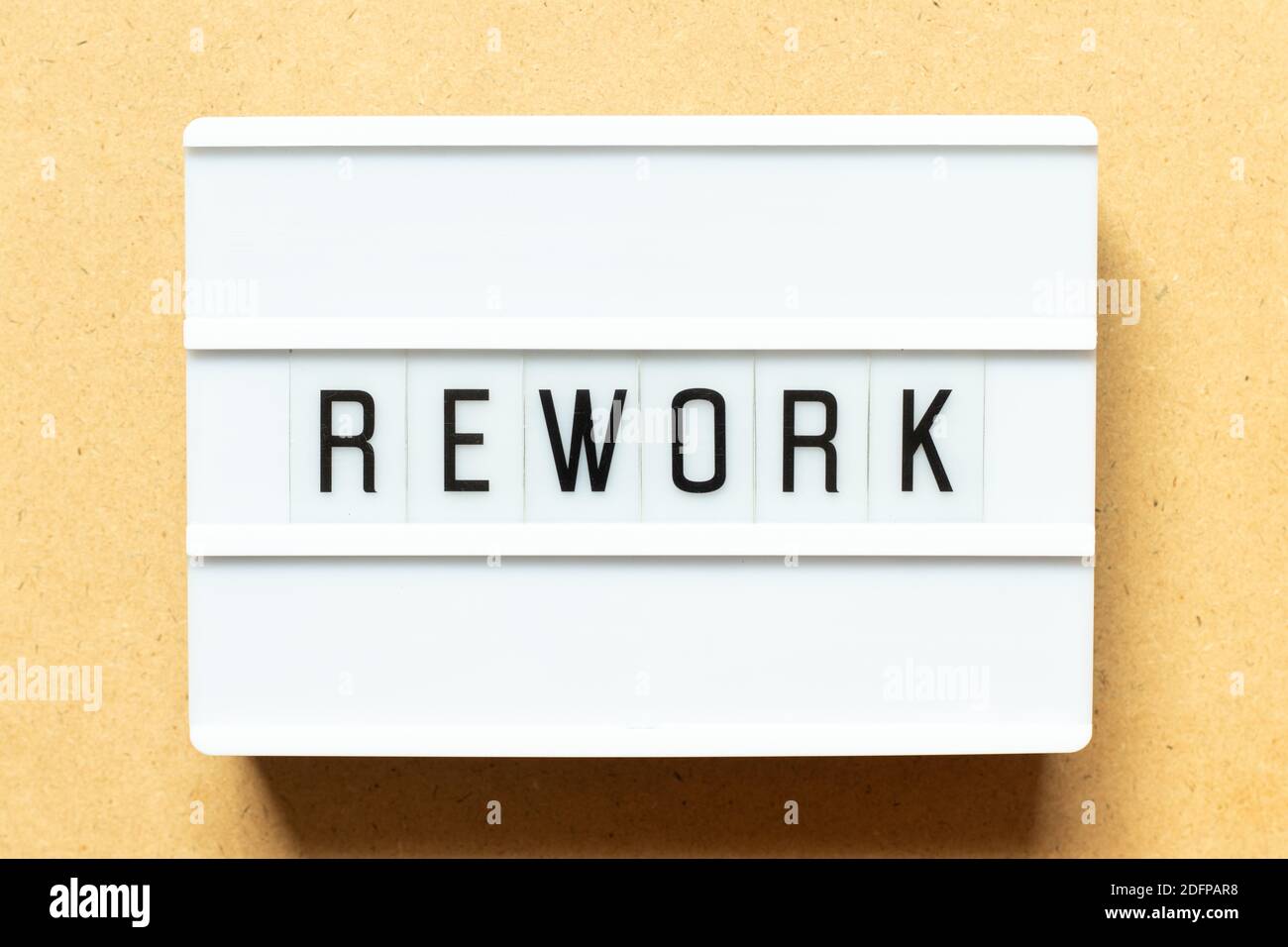 Rework hi-res stock photography and images - Alamy