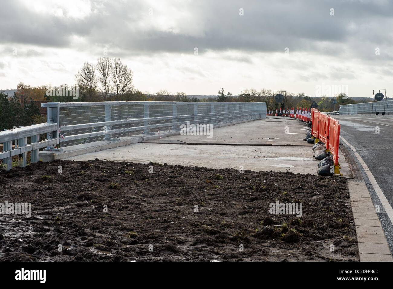Taplow, Buckinghamshire, UK. 12th November, 2020. As part of the M4 ...