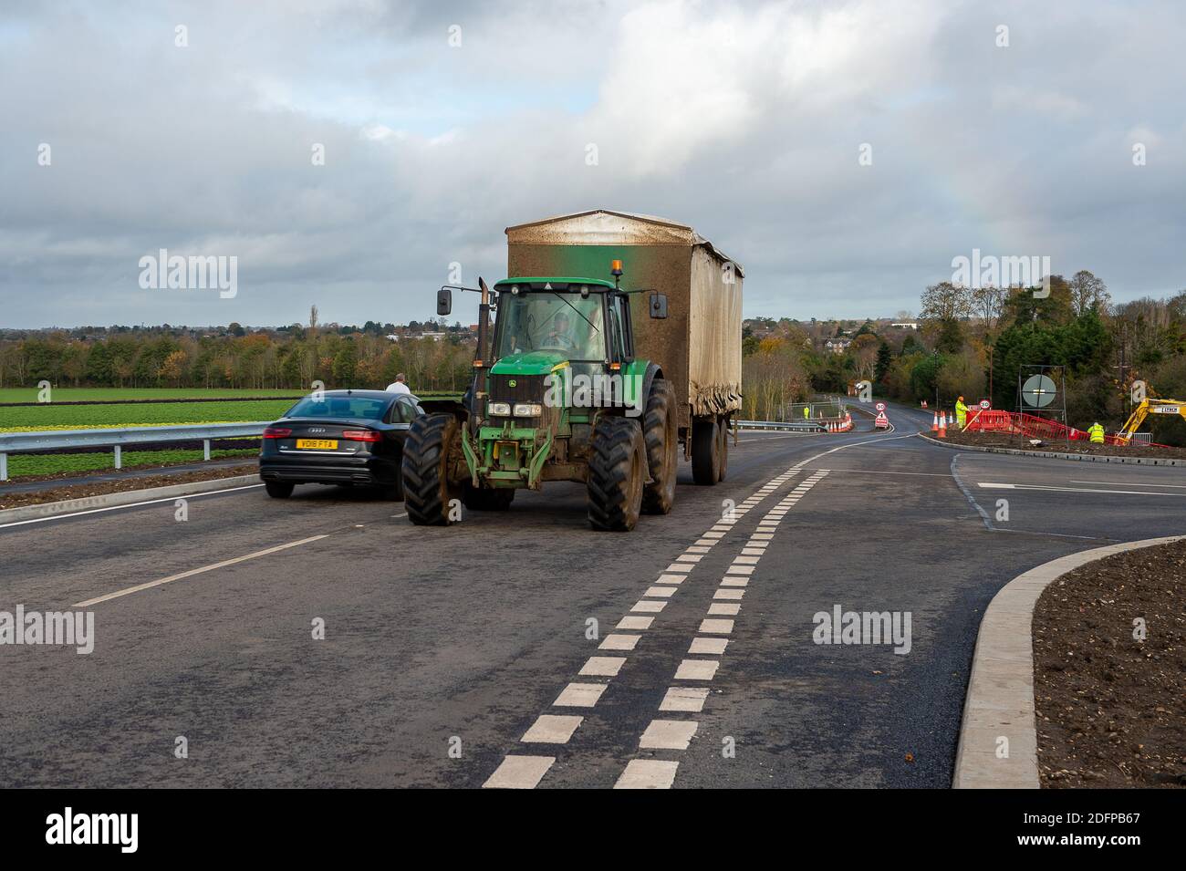 Taplow, Buckinghamshire, UK. 12th November, 2020. As part of the M4 ...