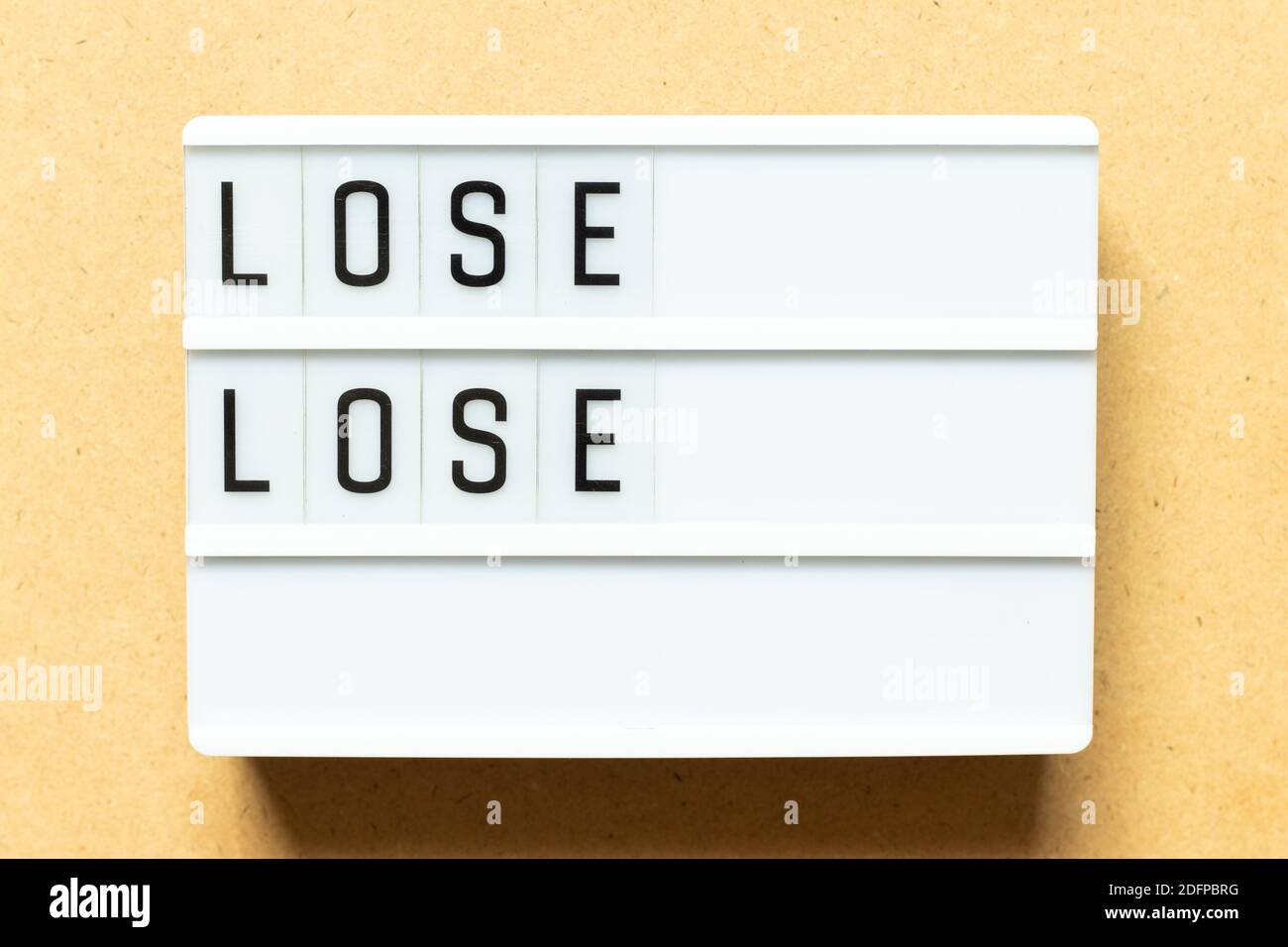 Lose situation hi-res stock photography and images - Alamy