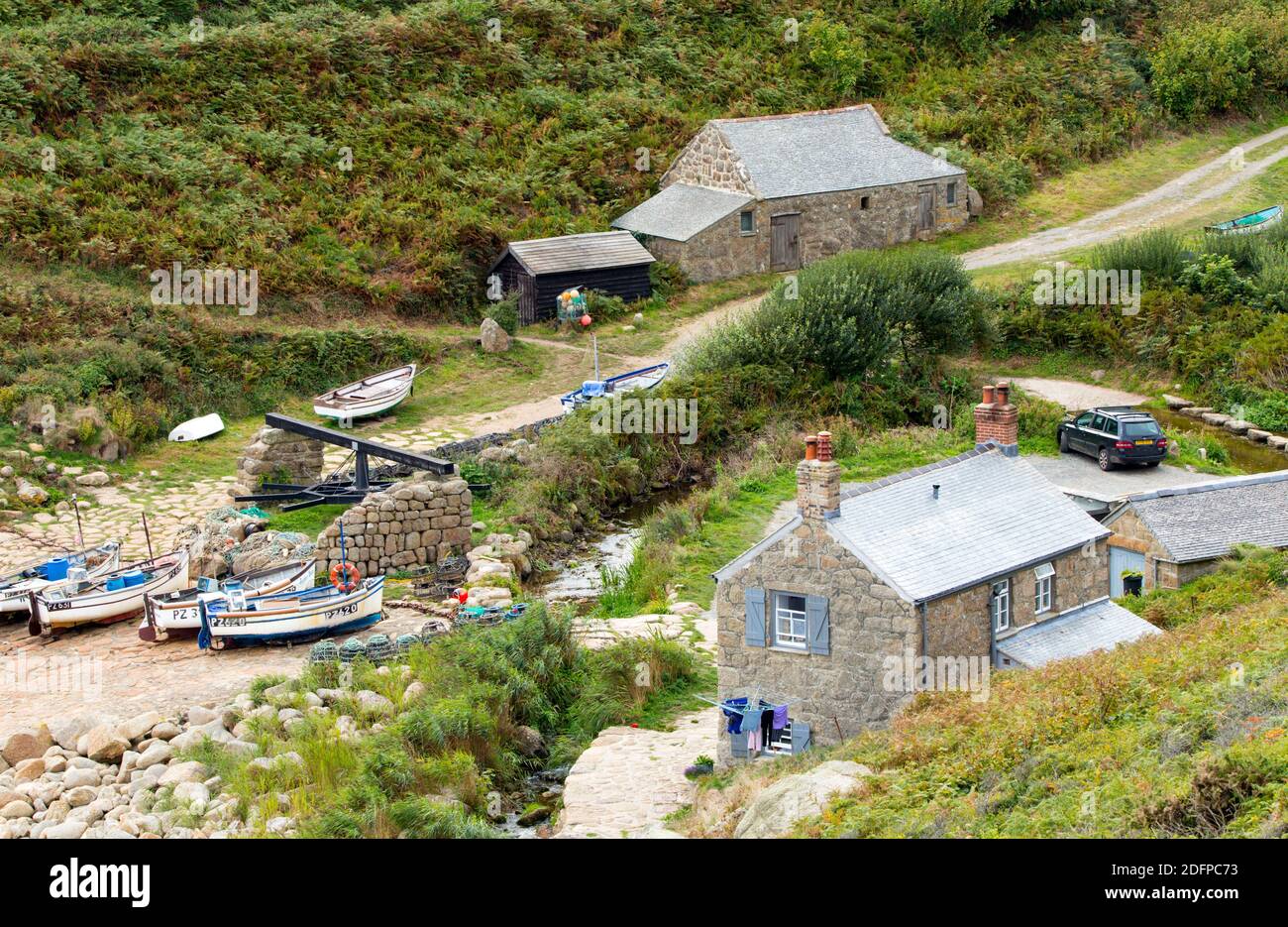 Penberth Cove Cornwall Stock Photo - Alamy