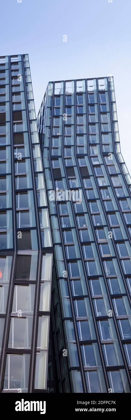 Dancing Tower, St. Pauli, Hamburg Stock Photo - Alamy