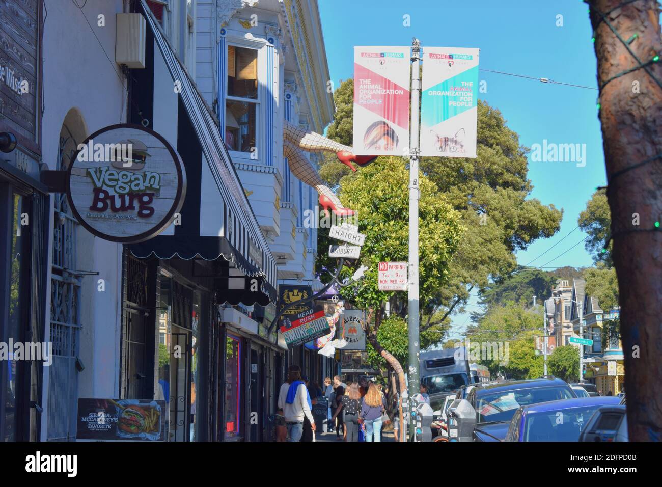 Haight St. and Ashbury Sr., San Francisco, CA Stock Photo - Alamy