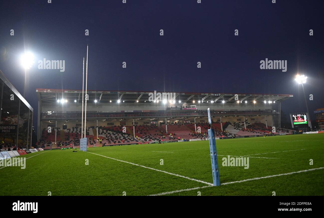 Kingsholm Stadium, Gloucester, Gloucestershire, UK. 6th Dec, 2020 ...