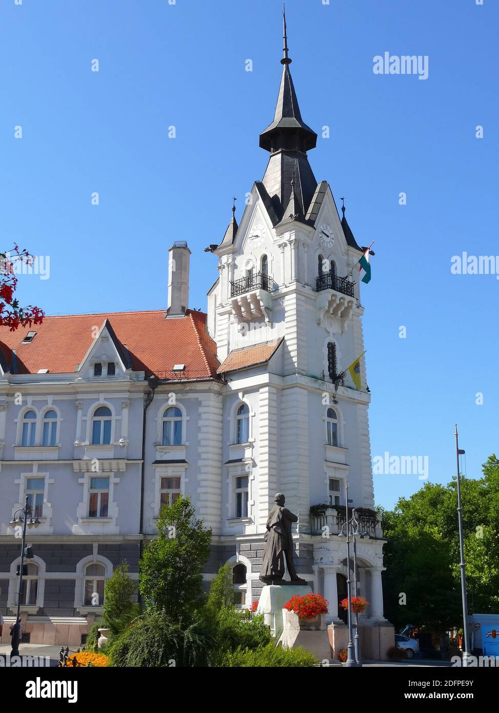 city hall, Kaposvár, Somogy County, Hungary, Magyarország, Europe Stock ...