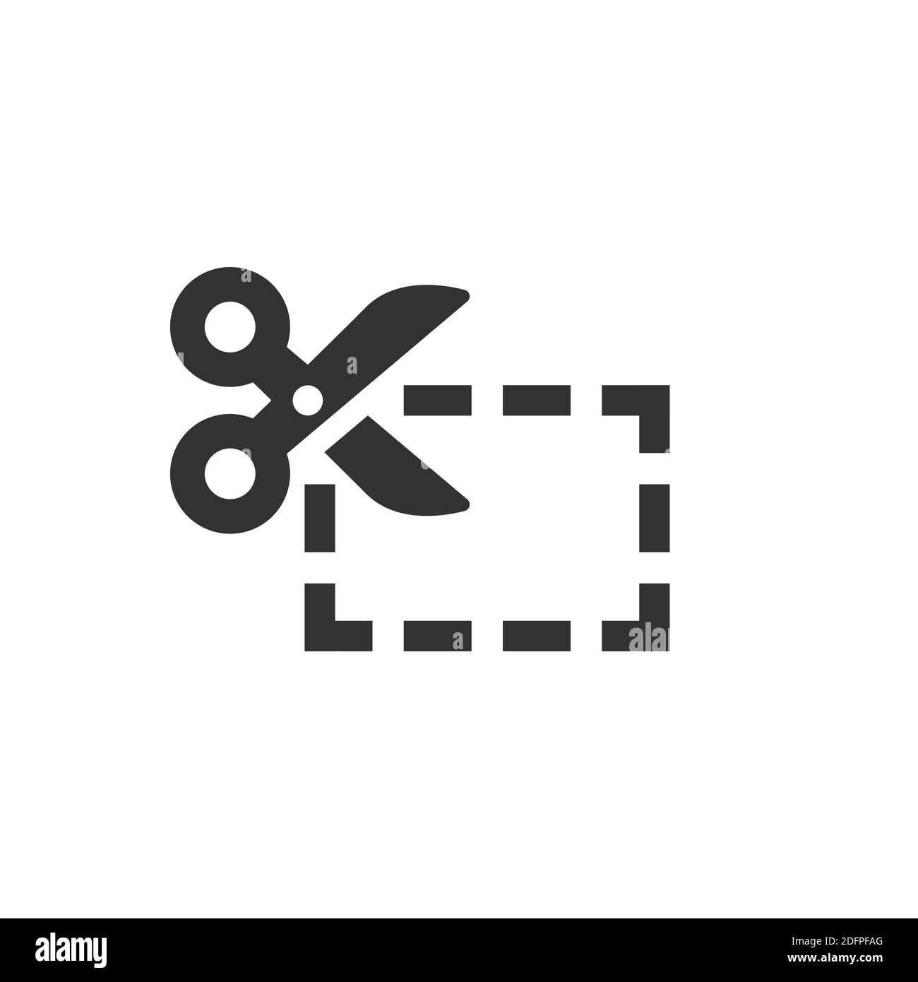 Scissors vector symbol hi-res stock photography and images - Alamy