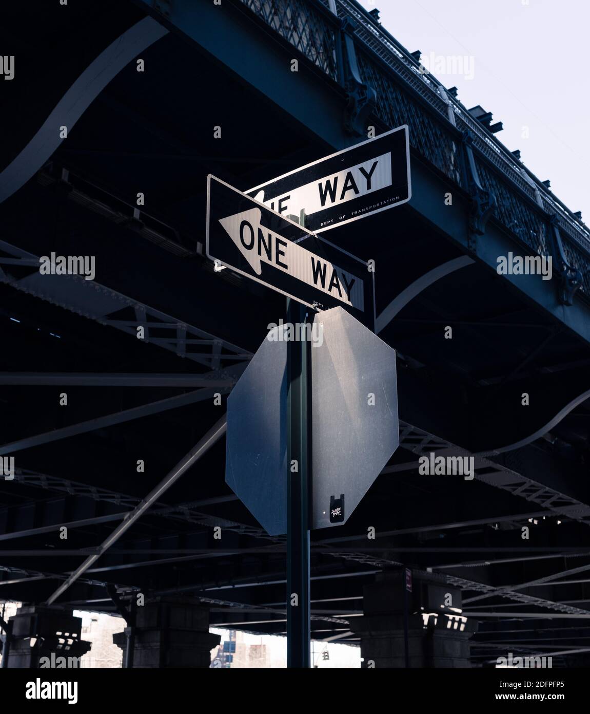 Under new road and pedestrian bridge hi-res stock photography and ...