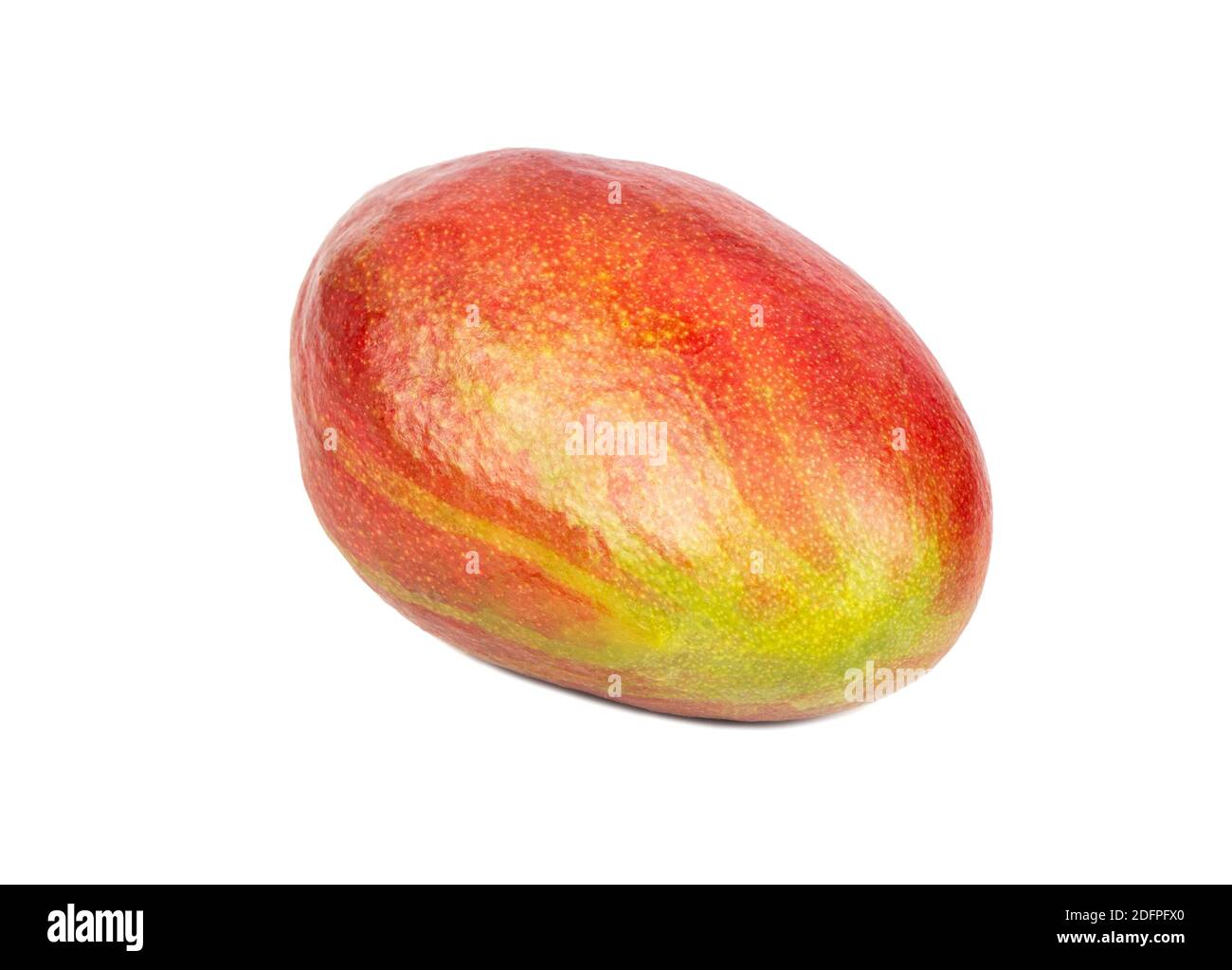 Ripe red mango fruit isolated on a white background Stock Photo - Alamy