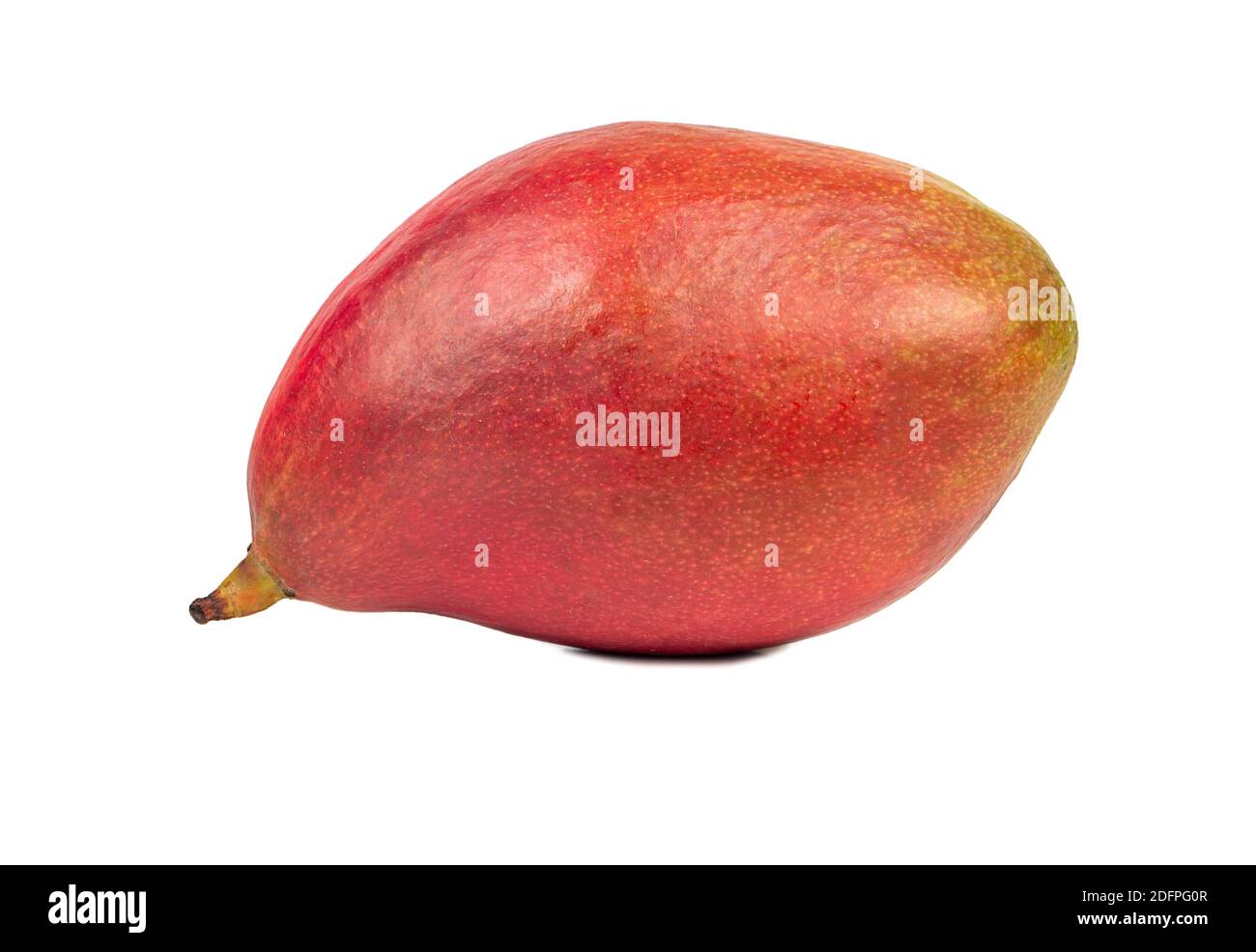 Delicious red mango fruit isolated on white background Stock Photo - Alamy