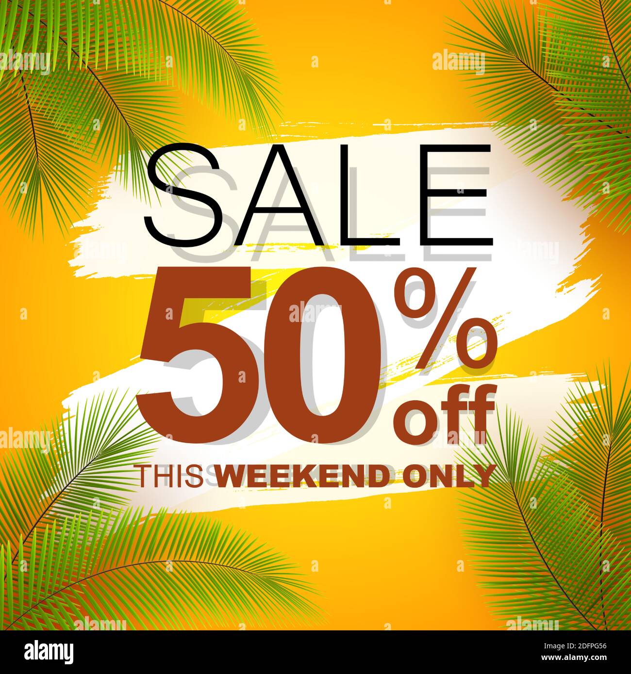 Summer sale offer banner,sea and beach theme with its symbol,modern and ...