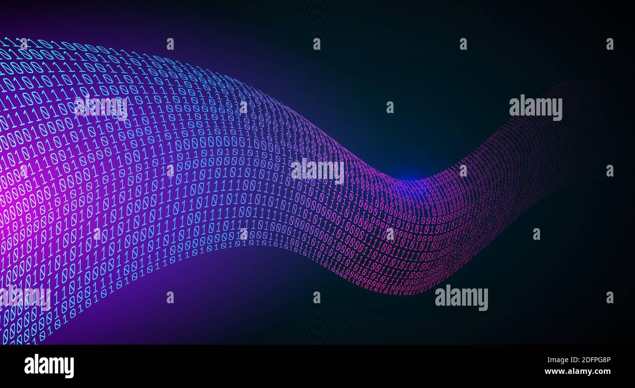 Binary code wave. Sound as a binary wave. Abstract binary background ... Binary code wave. Sound as a binary wave. Abstract binary background ...