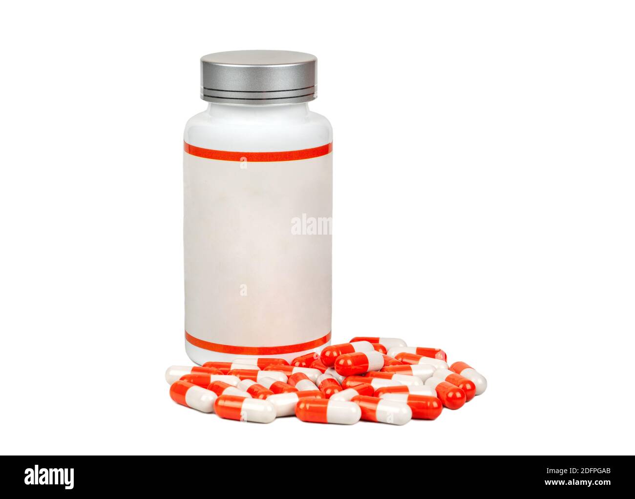 Red capsules jar hi-res stock photography and images - Alamy