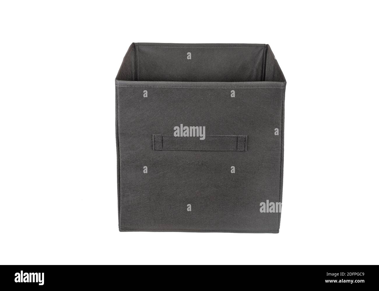 Black clothing box isolated on white background Stock Photo - Alamy