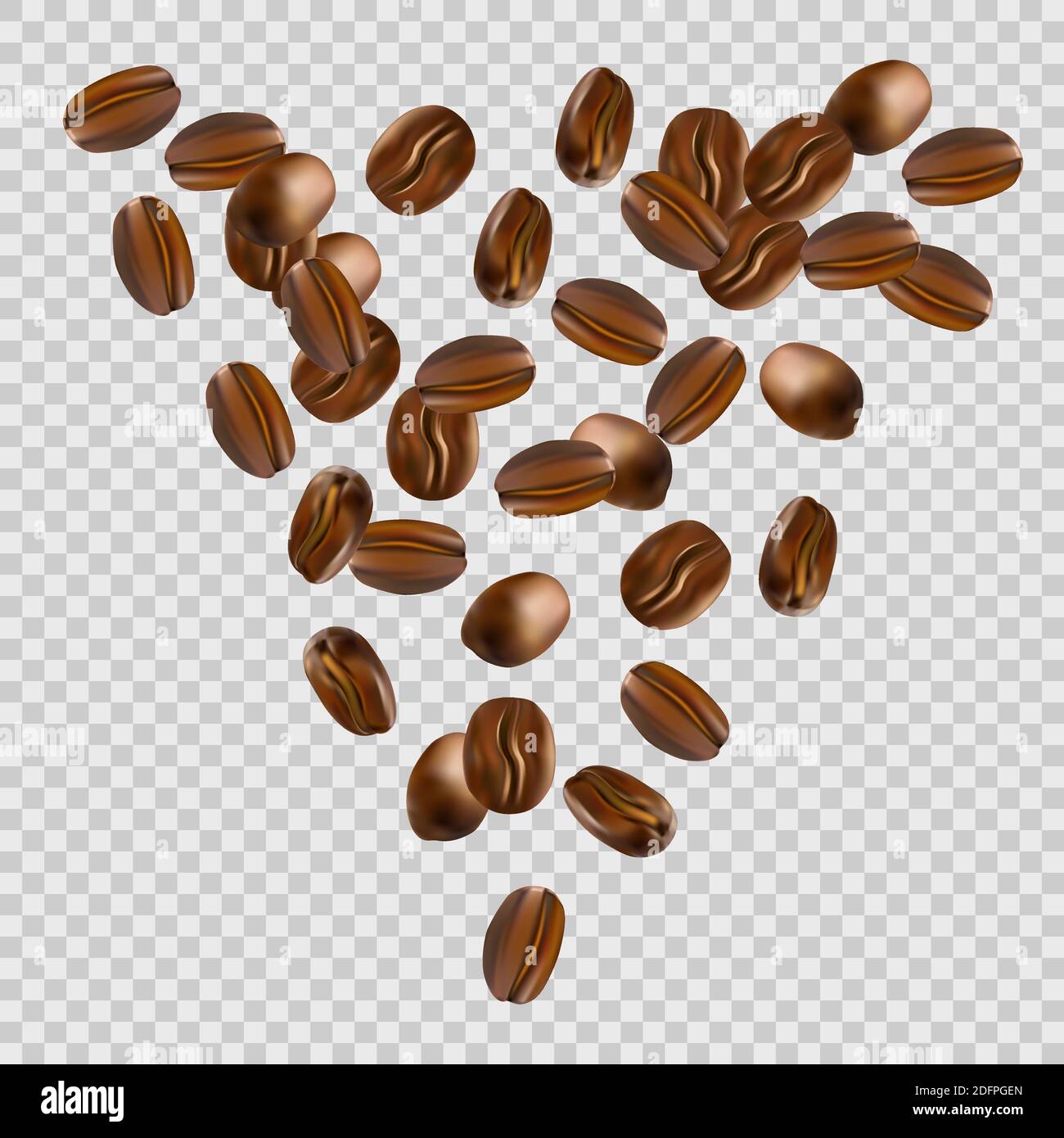 Coffee Beans Transparent Background