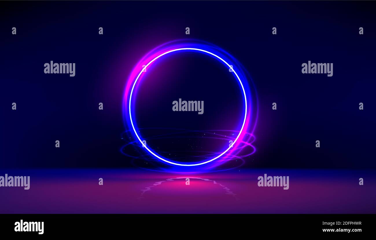 Black ring glow dark Stock Vector Images - Alamy