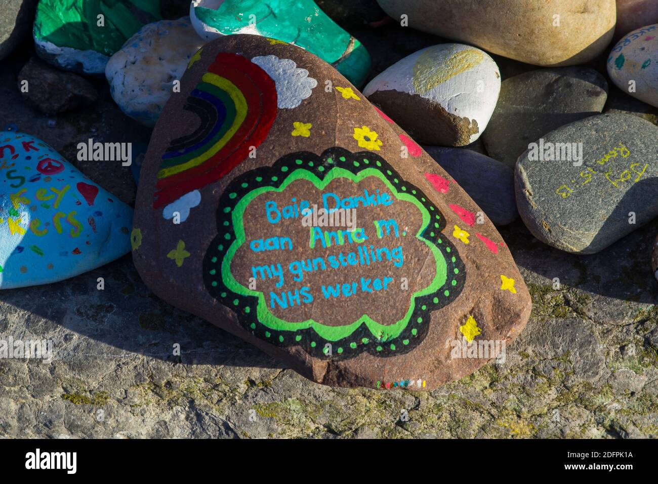 Messages on stones hi-res stock photography and images - Alamy