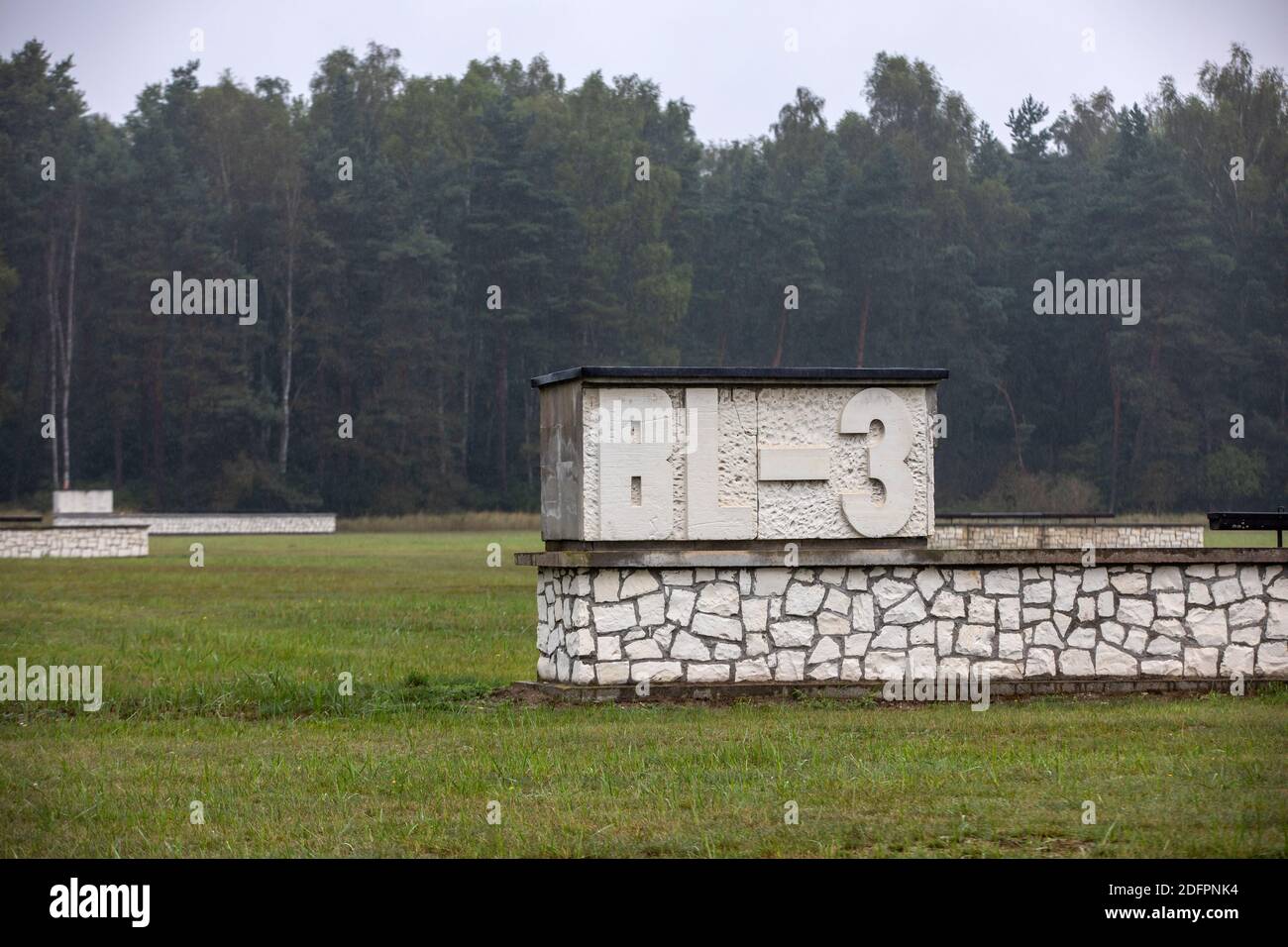 Sztutowo, Poland - Sept 5, 2020: Remains of the barracks of the New ...