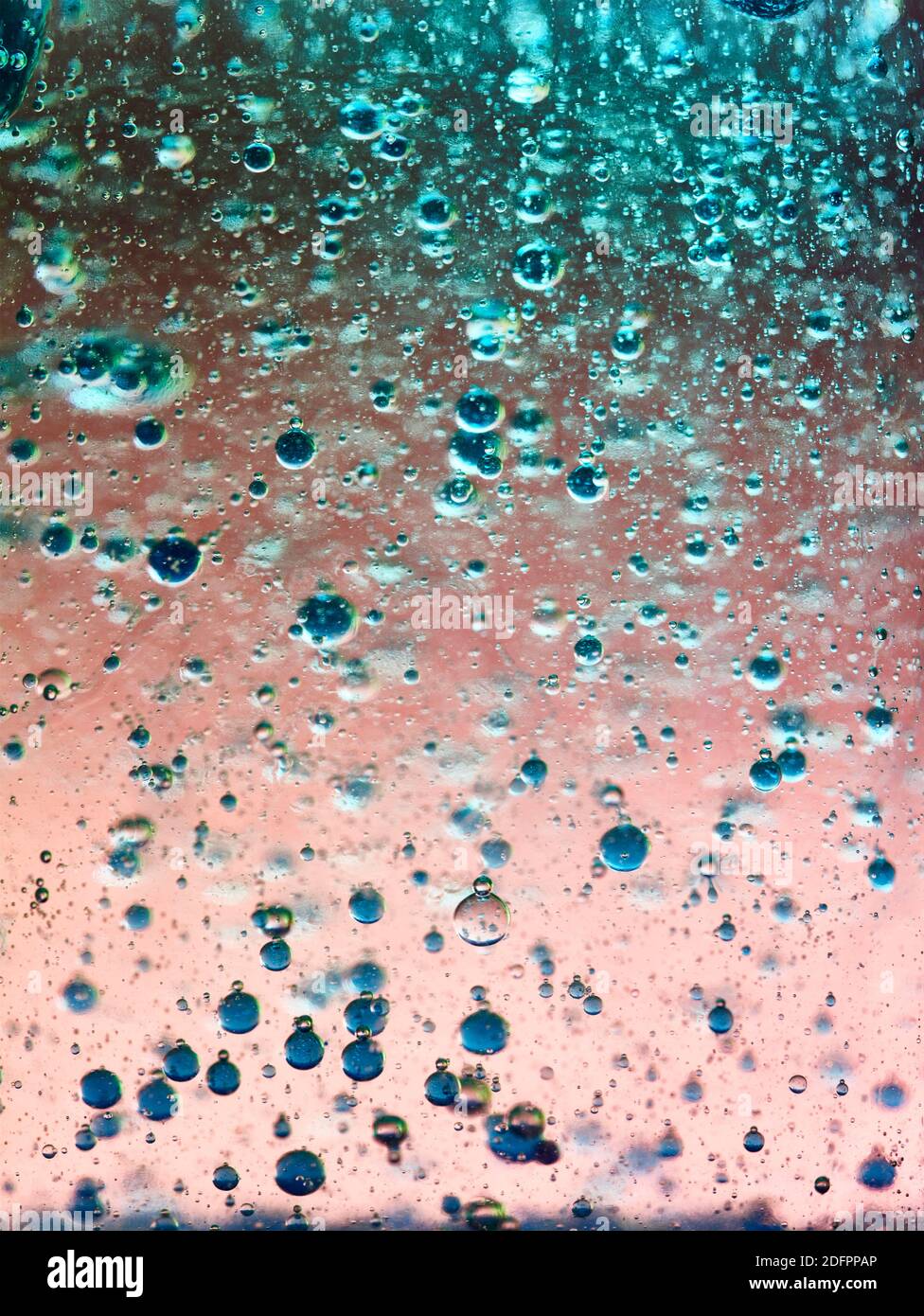 Bubbles forming textured colourful background formed by a simple ...