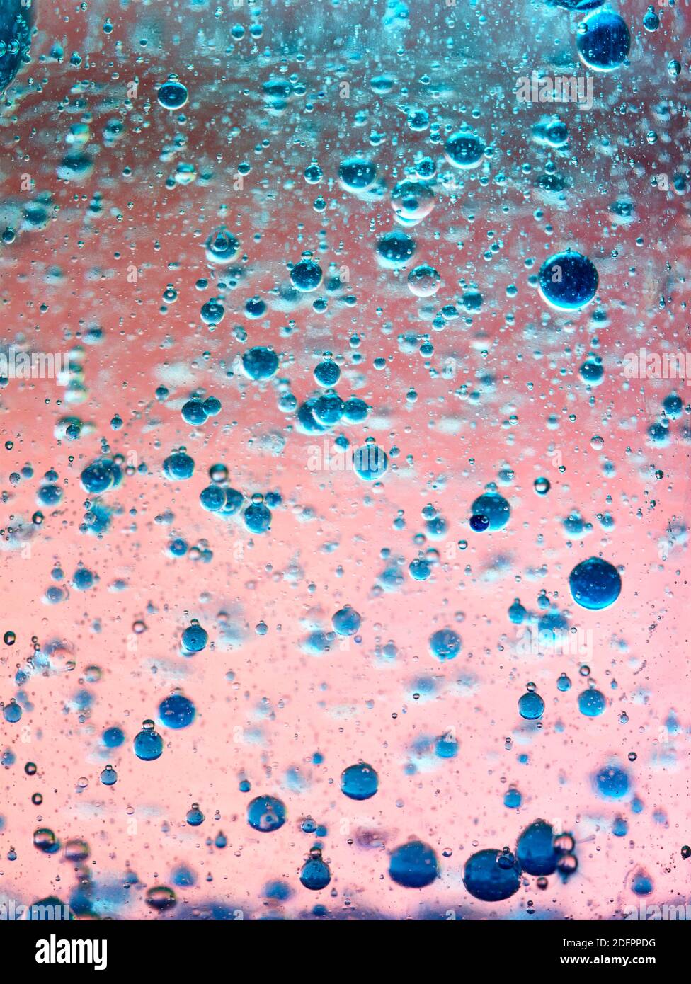 Bubbles forming textured colourful background formed by a simple ...