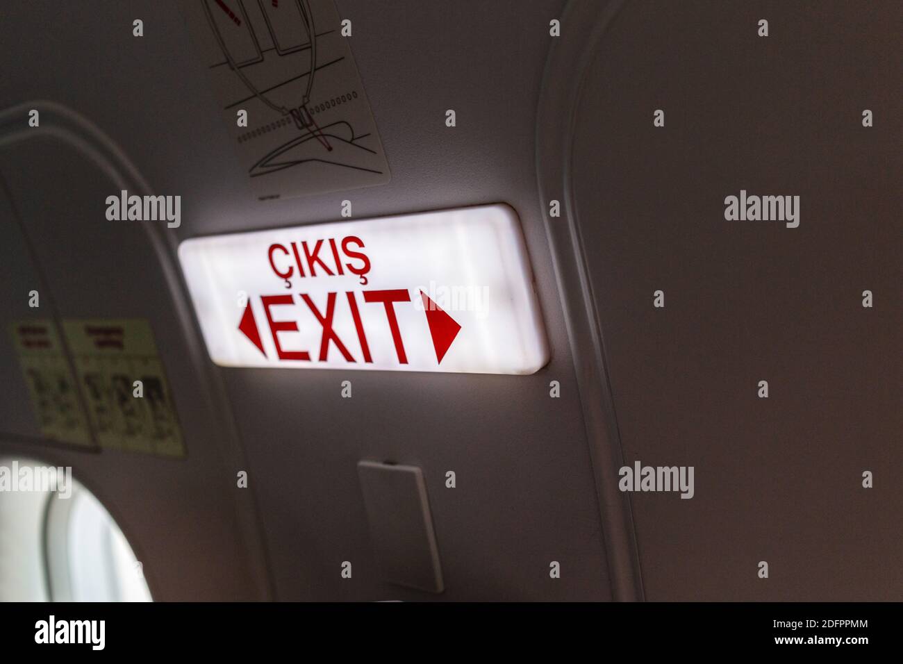Airplane Emergency Exit High Resolution Stock Photography and Images ...