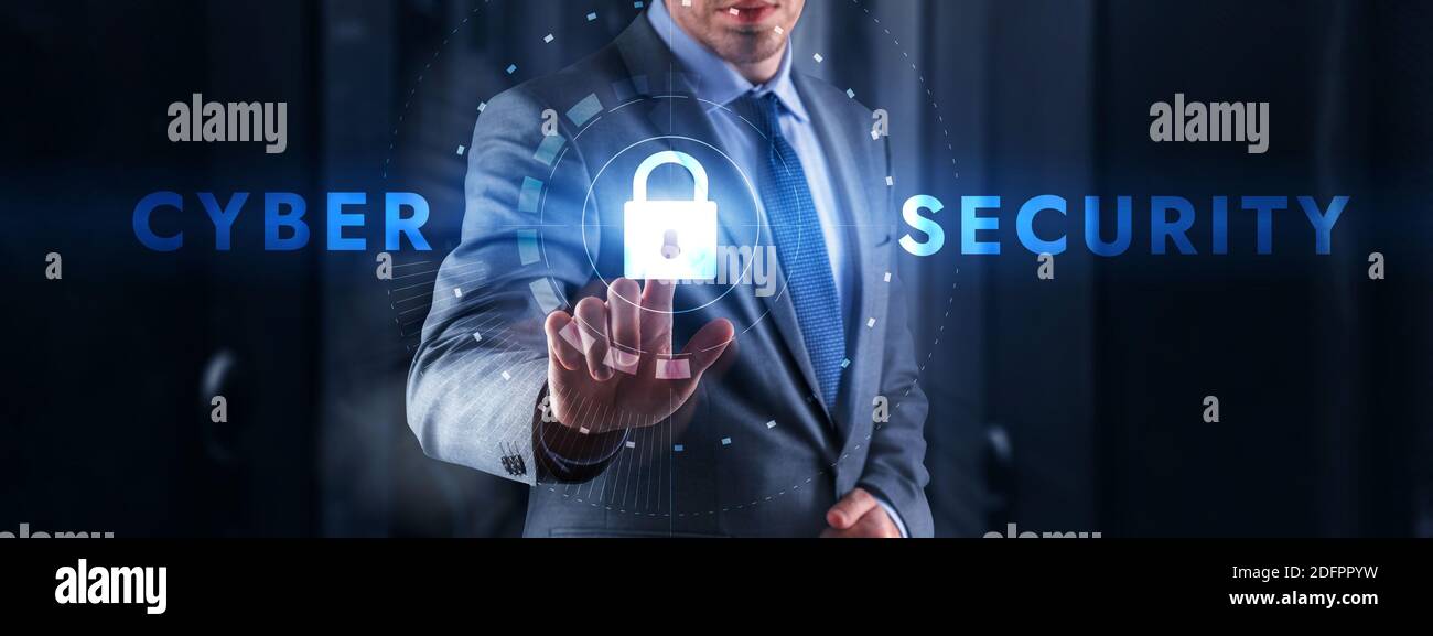 Cyber Security Protection Safe Concept. New Technology Background 2021 ...