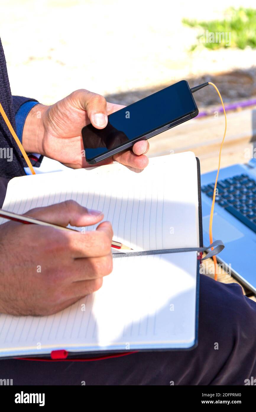 Communication devices hi-res stock photography and images - Alamy