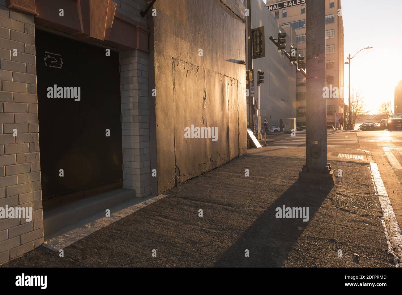 Seattle, USA. 2nd Dec, 2020. The Moore Theater downtown with the side ...