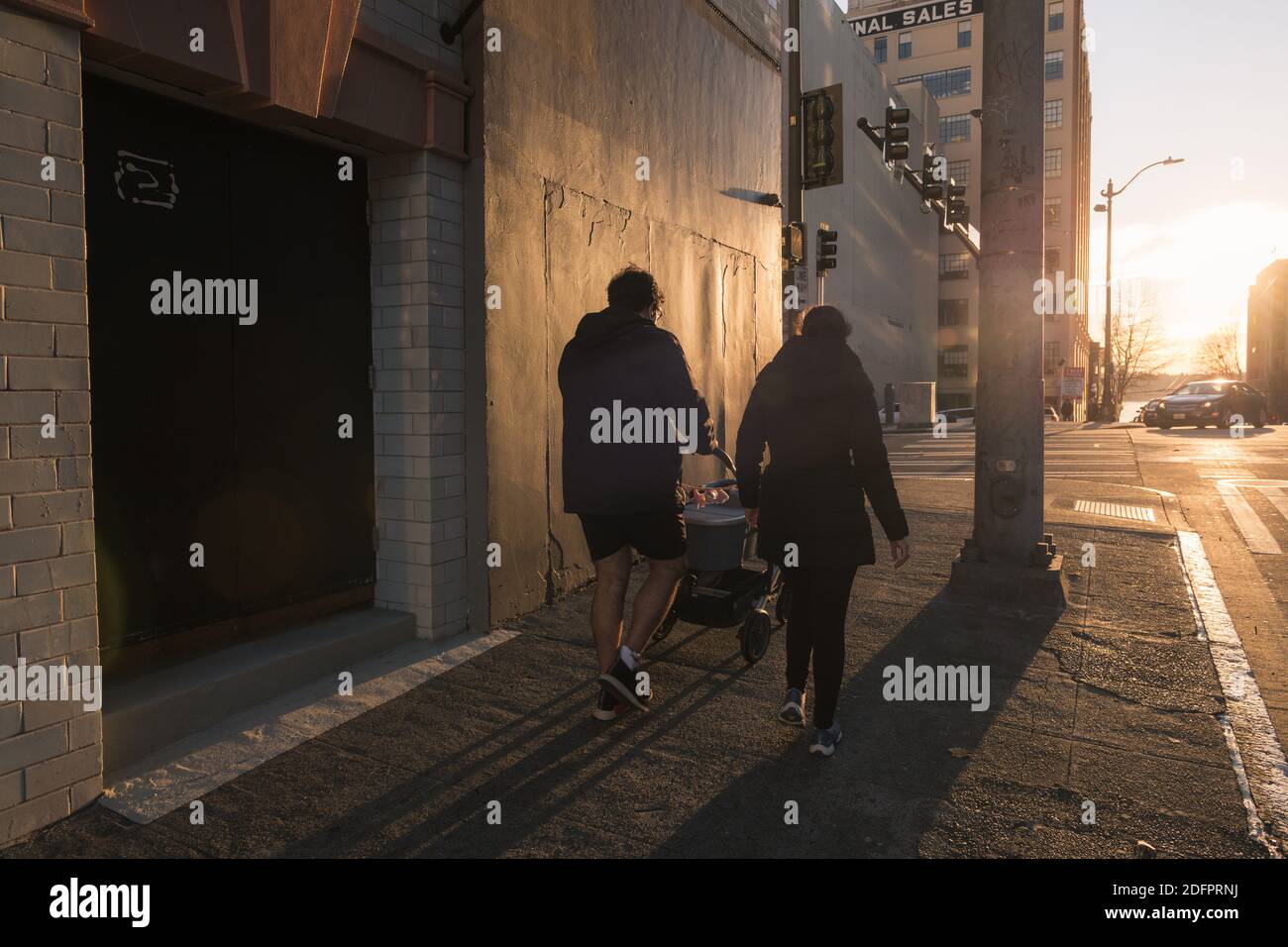 Seattle, USA. 2nd Dec, 2020. The Moore Theater downtown with the side ...