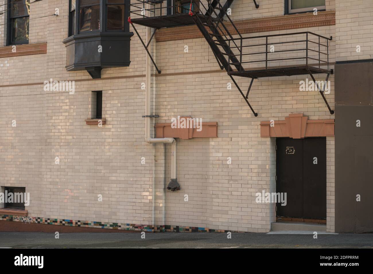 Seattle, USA. 2nd Dec, 2020. The side entrance to the Moore Theater ...