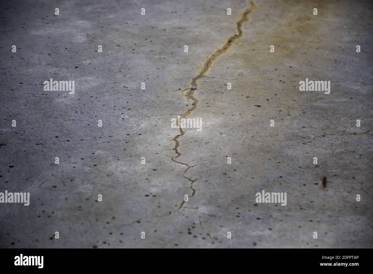 Broken street floor, construction and architecture, road deterioration ...