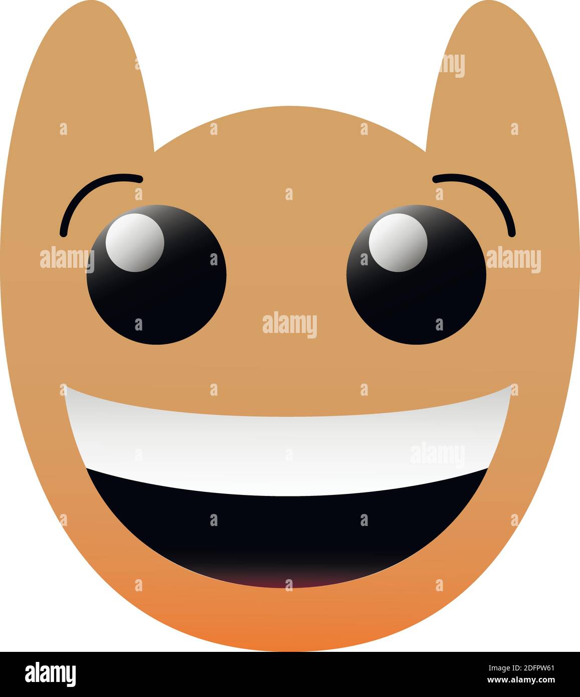 Emoticon owl of a set laughing isolated on white. EPS 10 Stock Vector ...